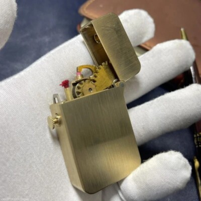German WW Old Mechanical Gears Automatic Vintage Lighter Trench ...