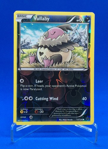 Vullaby HoloReverse XY Fates Collide Pokémon Card In Never Played ...