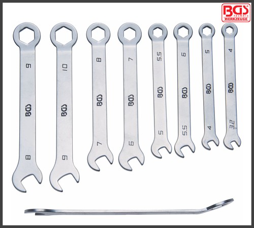 BGS - Mini Combination Ultra Thin Spanner Set - 4 to 10 mm - 8646 | eBay UK
