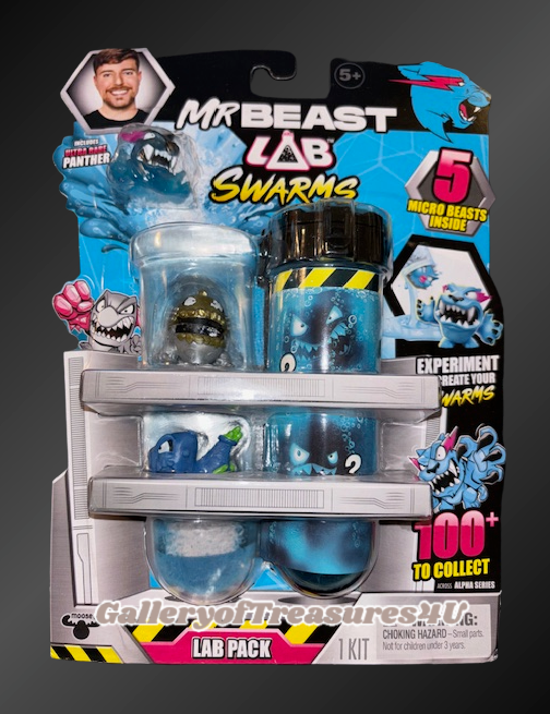 Mr Beast Lab Swarms 5 Pack Lab Micro Beasts Black Blue Panther Mix ...