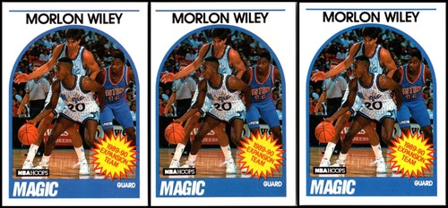 1989 Morlon Wiley (3) Card Lot - GOING, GOING… ALMOST GONE! DON’T WAIT ...