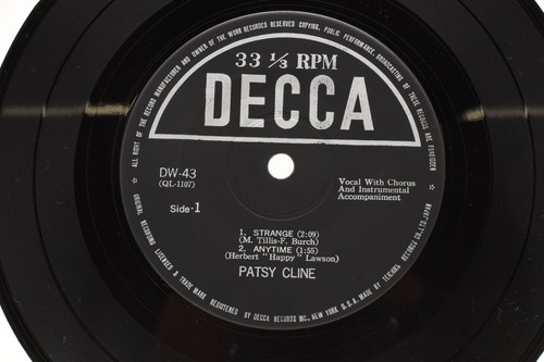 The Best Of Patsy Cline EP 7" Vinyl DW-43 Japan Press | Country Legend ...