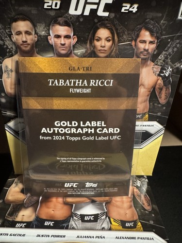 2024 Topps Gold Label UFC Tabatha Ricci Auto 3/249 | eBay