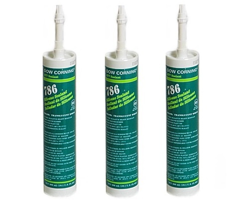 Dow 786 Clear Silicone RTV Sealant - 3 Pack | eBay