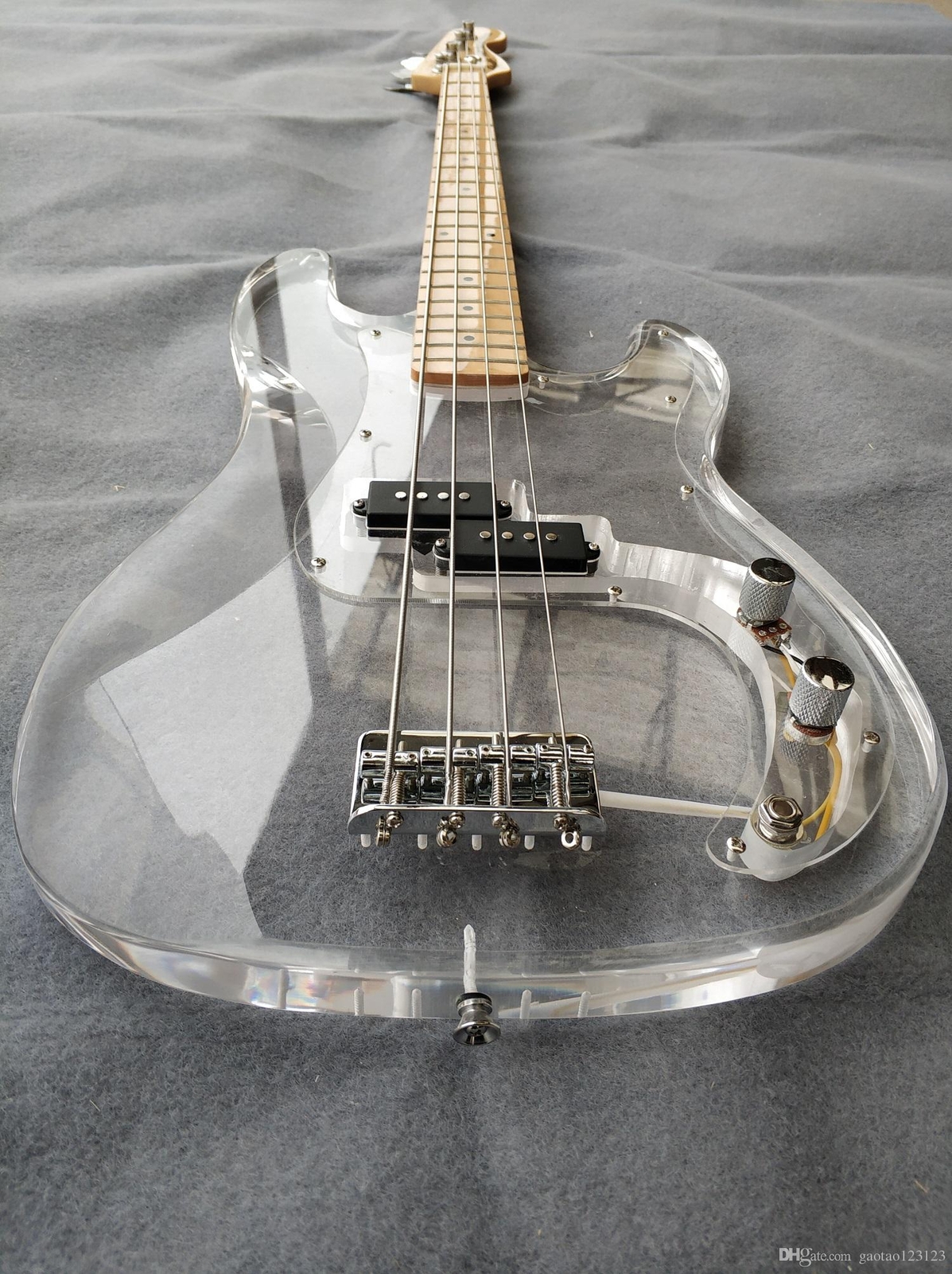 Hot Sale Factory Customized Four-string Electric Bass, Acrylic Electric ...