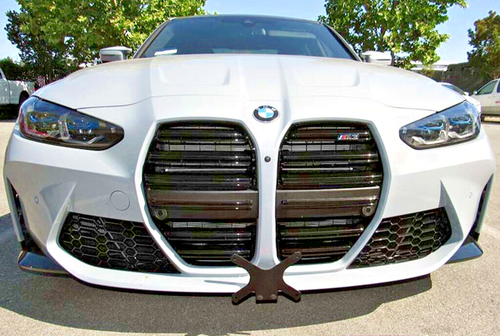 Quick-Release Front License Plate 2021-25 BMW M3 & M4/M3 Comp. w/o ...