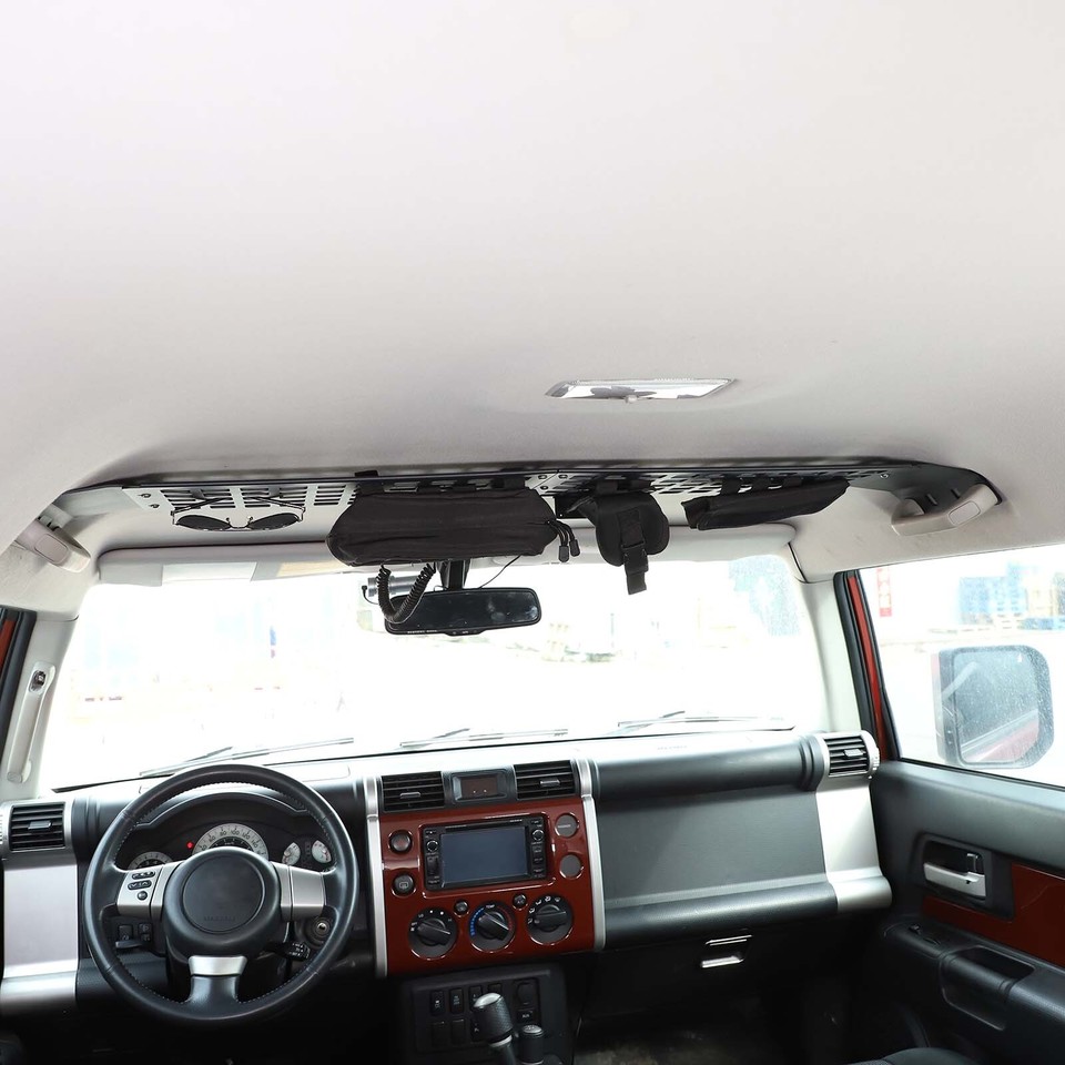 Aluminum Overhead MOLLE Panel Modular Storage Organizer Fits 2007-14 FJ ...