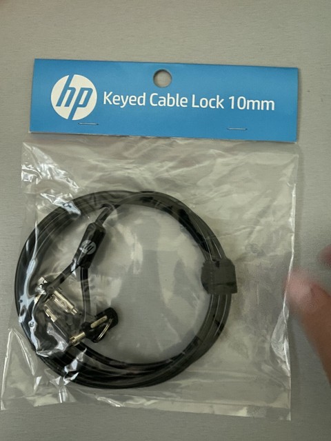 5 X HP T1A62AA Keyed Cable Lock 10mm for sale online | eBay