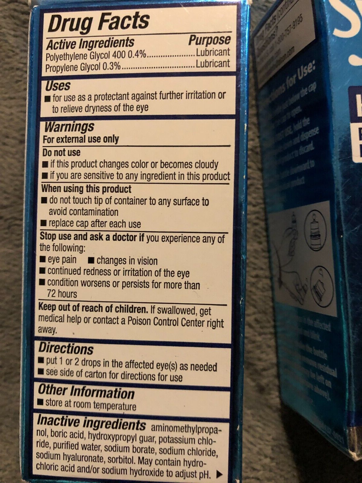 New Lot Of 4 Boxes Systane Hydration PF Lubricant Eye Drops 4x10ml ...