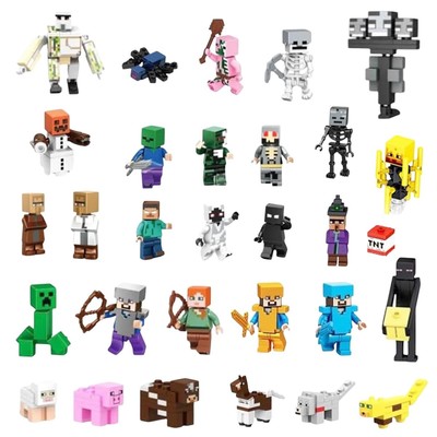 Minecraft minifigure set of 29 (compatible) | eBay