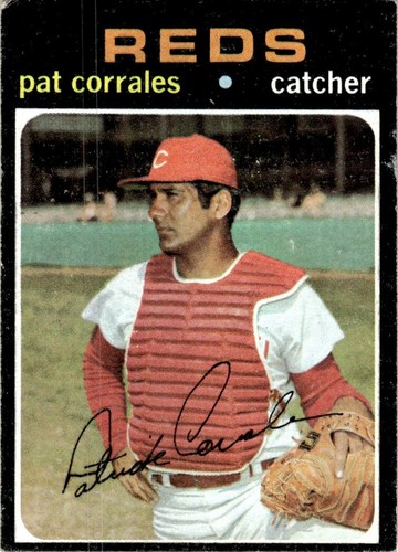 1971 Topps Baseball Pat Corrales Cincinnati Reds #293 EX | eBay