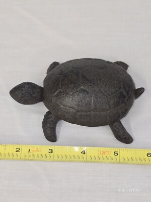 Cast Iron Turtle Trinket Box | eBay