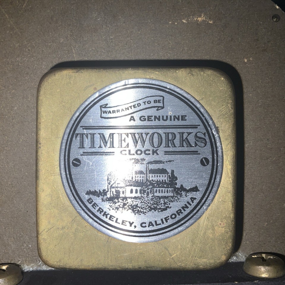 Timeworks Clock mounted on Holder | eBay