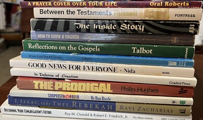 12 Books Box Lot Of Christian Theology Family Lifestyle Bible Study ...