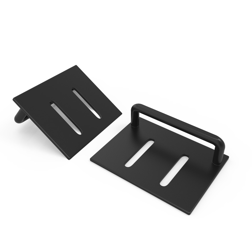 Truck Cap LEER 100XL / 100LE / 100XQ Rear Door Latch 2 C Striker Plates ...