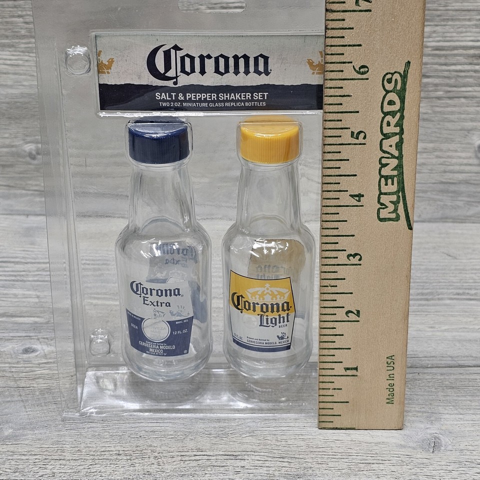 2 Sets Corona Extra Light Salt & Pepper Shaker Set 2oz Miniature ...