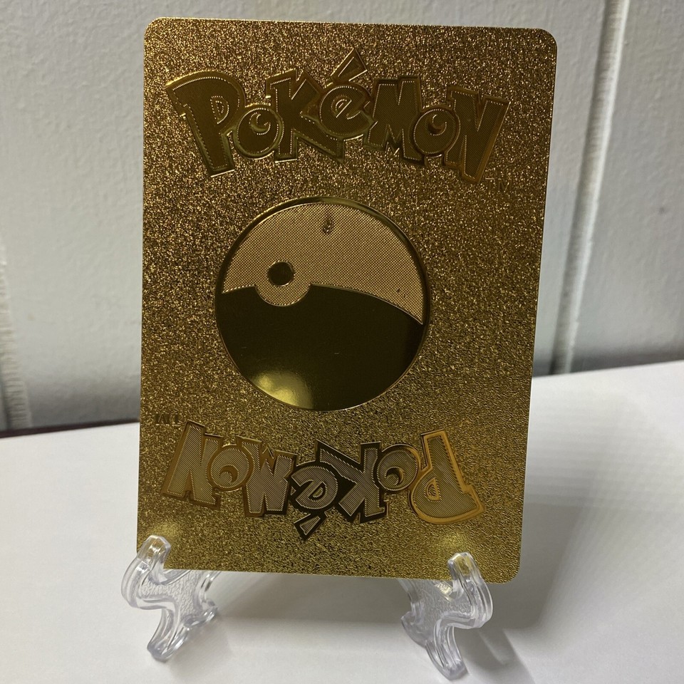 Shining Charizard GX Rare Gold Custom Fan Art Mint Pokemon Card In Top ...