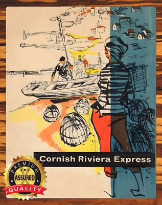 British Rail, Cornish Riviera Express 1958 - Metal Sign 11 x 14 | eBay