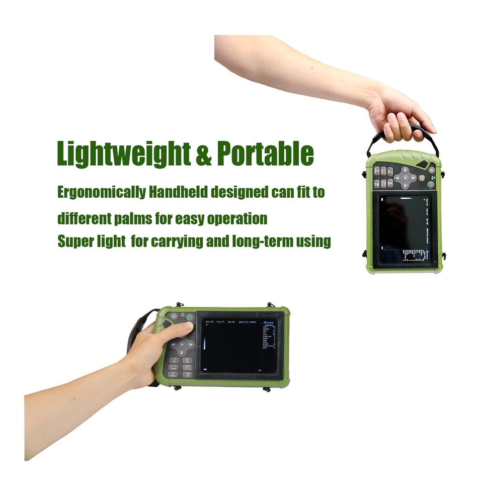 Portable Veterinary Ultrasound Machine Handheld Scanner For Cow,Horse ...