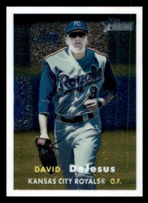 2006 Topps Heritage Baseball #33 David DeJesus Chrome NM/MT /1957 | eBay