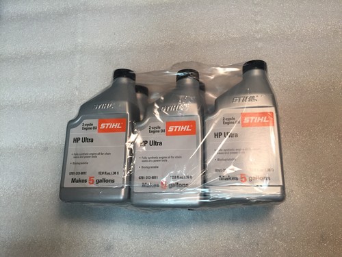 6 Pk STIHL 12.8oz HP Ultra Synthetic 50:1 2-Cycle Engine Oil 5 Gal Mix 795711349486 | eBay