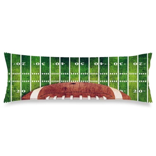 Football Field Body Pillow Cover 20"x54" Pillow Case Football Field and ...