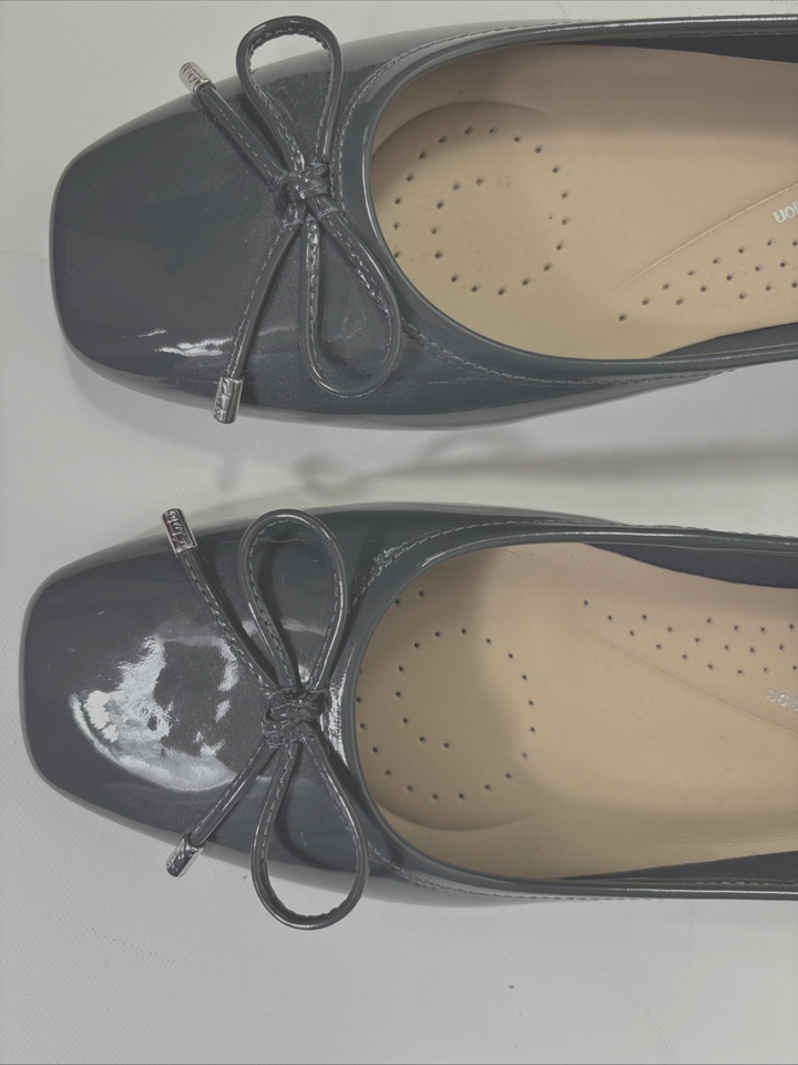 Clarks Signatures Gray Patent Dress Pumps Heels Shoes sz 9 New without ...