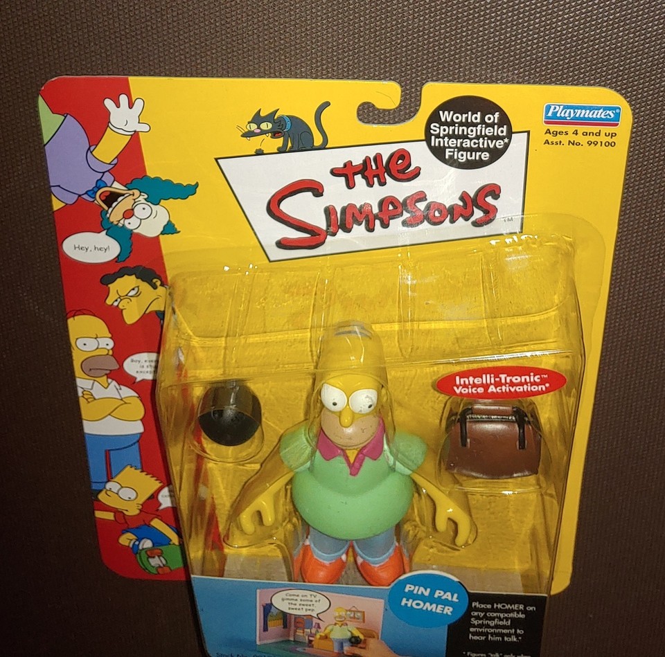2000 Playmates The Simpsons Pin Pal Homer Series #2 | eBay