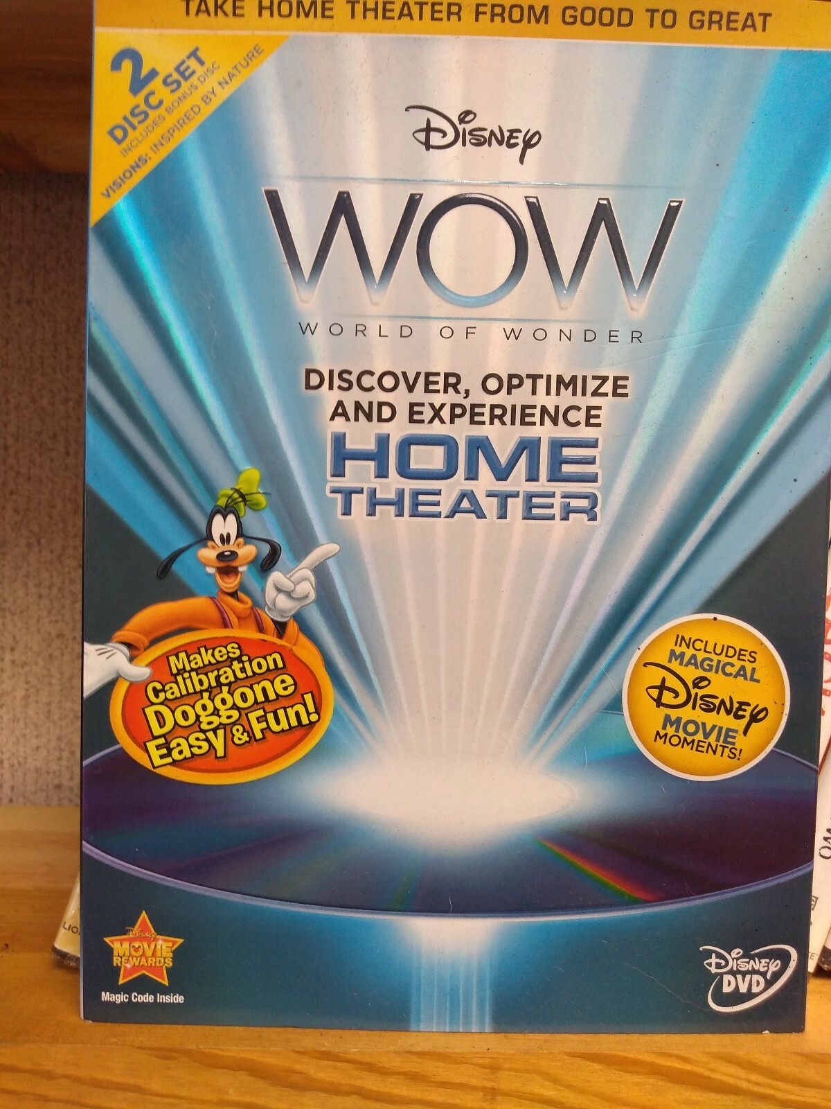 New/Sealed - OOP - Disney WOW: World of Wonder (DVD) - Rare ...