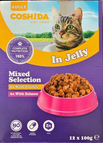 coshida cat food Beef, Lamb, Poultry, Salmon 12 x100g | eBay UK