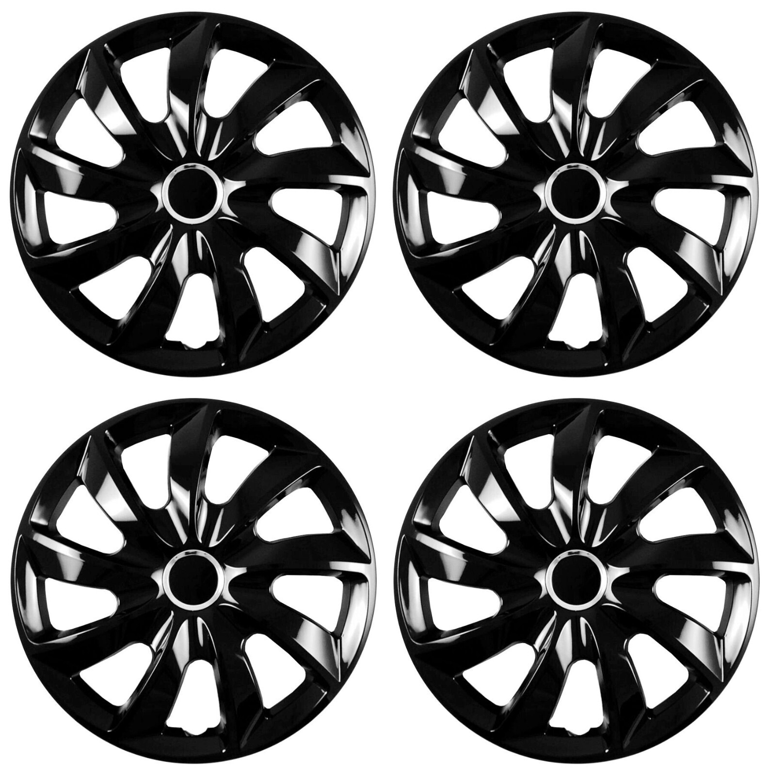 17" Wheel trims fit Astra J Insignia B Zafira C 4 x17 inches BLACK ...