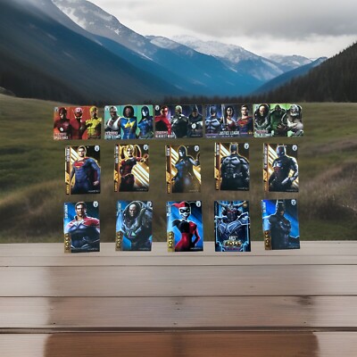 DC Injustice Gods Among Us Arcade 10 Card Packs Guaranteed Boss, Team ...