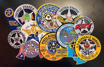 USMS Marshal's Service SRT Fugitive Federal Police Patch U Pick Choose ...