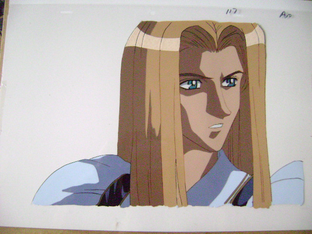 THE VISION OF ESCAFLOWNE ALLEN SCHEZAR ANIME PRODUCTION CEL 10 | eBay