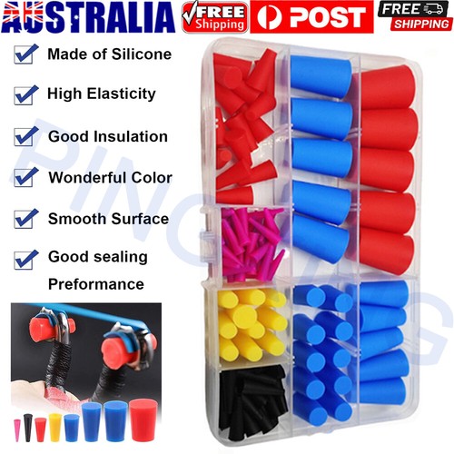 100Pcs Resistant High Temp Masking Plugs Powder Coating Silicone Cone ...