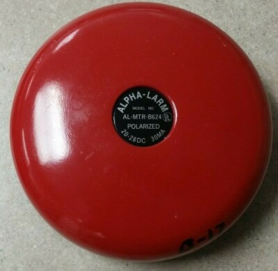 Alpha-Larm, Hochiki AL-MTR-B624 Red Fire Alarm Bell | eBay