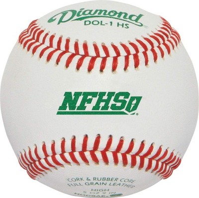 Diamond DOL 1 HS Leather Baseballs Dozen Youth High School Game ...