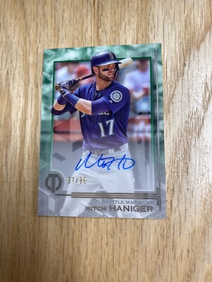 2019 Topps Tribute Baseball Mitch Haniger Mariners Autograph Card #’d ...