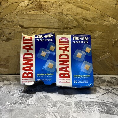 Band-Aid Adhesive Clear Spots All One Size - 50 ct Ea (2 PK). *OPEN ...