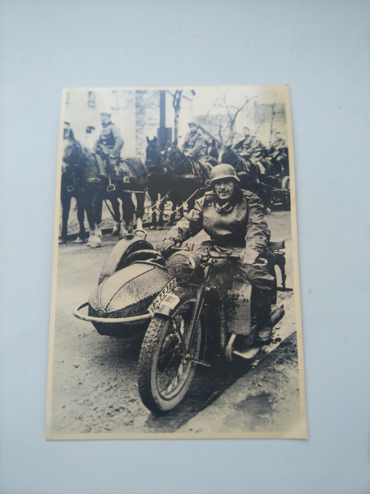 Old Postcards Photo WW2 German Soldier Motorcycle Lemberg 1941 | eBay