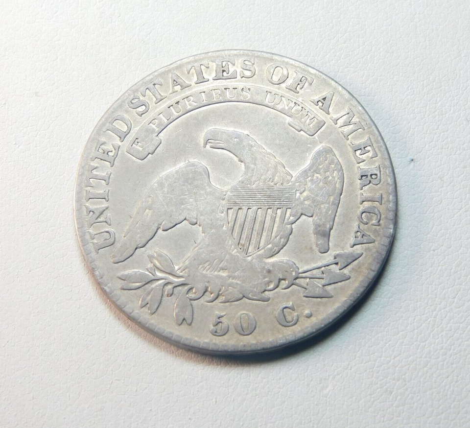 EARLY 1821 BUST HALF DOLLAR TOUGH DATE TO FIND ...