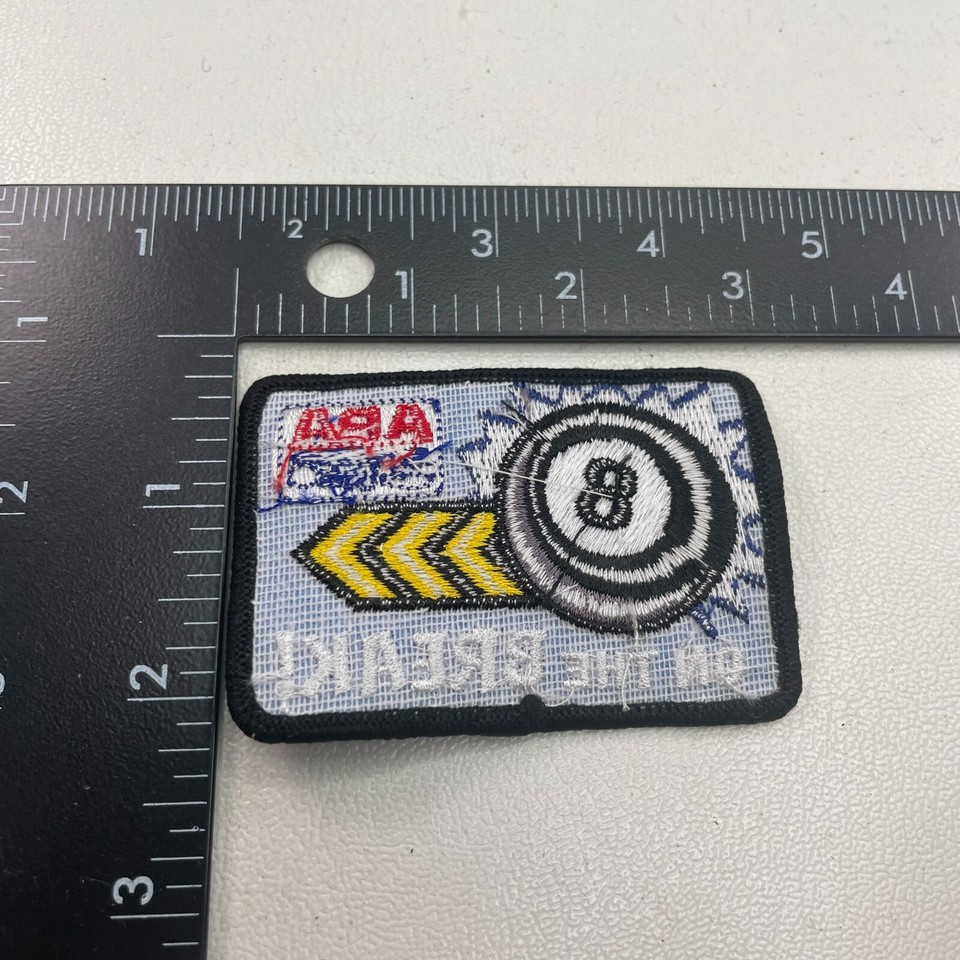 8-BALL APA ON THE BREAK Patch Patch American Poolplayers Association ...