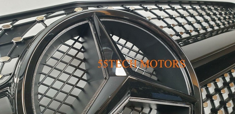 W212 2010 2011 2013 2012 E550 sedan wagon grille led illuminated star ...