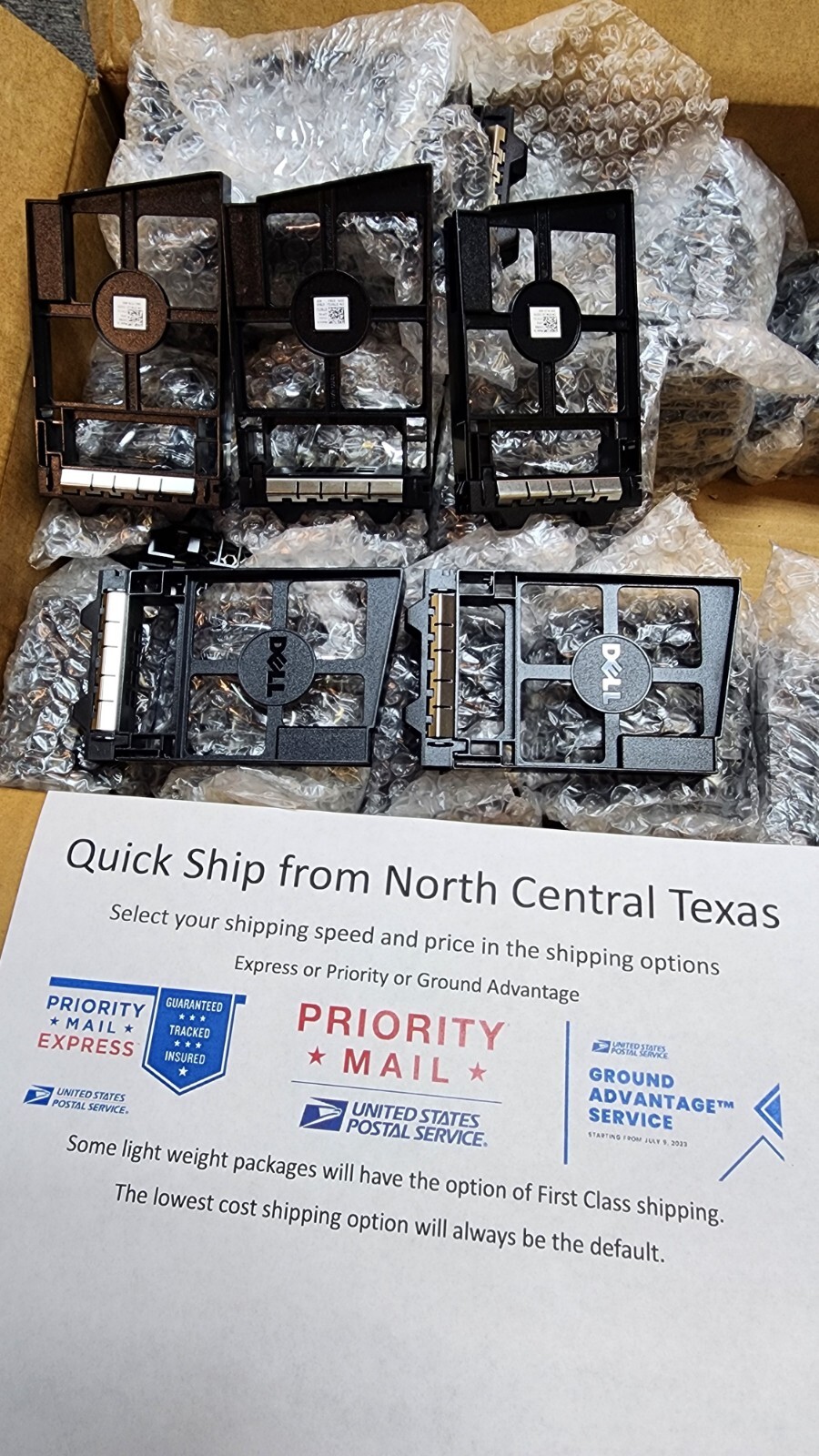 (LOT OF 5) TW13J DELL 2.5" HDD BLANK FILLER *** Fast Ship options from ...