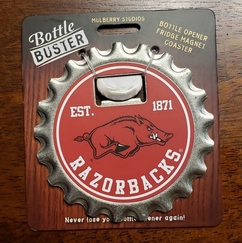 Arkansas Razorbacks Bottle Buster Magnetic Bottle Opener Licensed ...