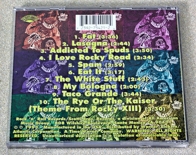 The Food Album by Weird Al Yankovic (CD, Sep-1998, Zomba (USA)) for ...