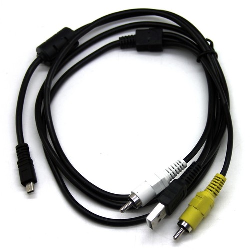 USB Data AV Video Cable Cord For Fujifilm FinePix A860 J10 J12 J15 ...