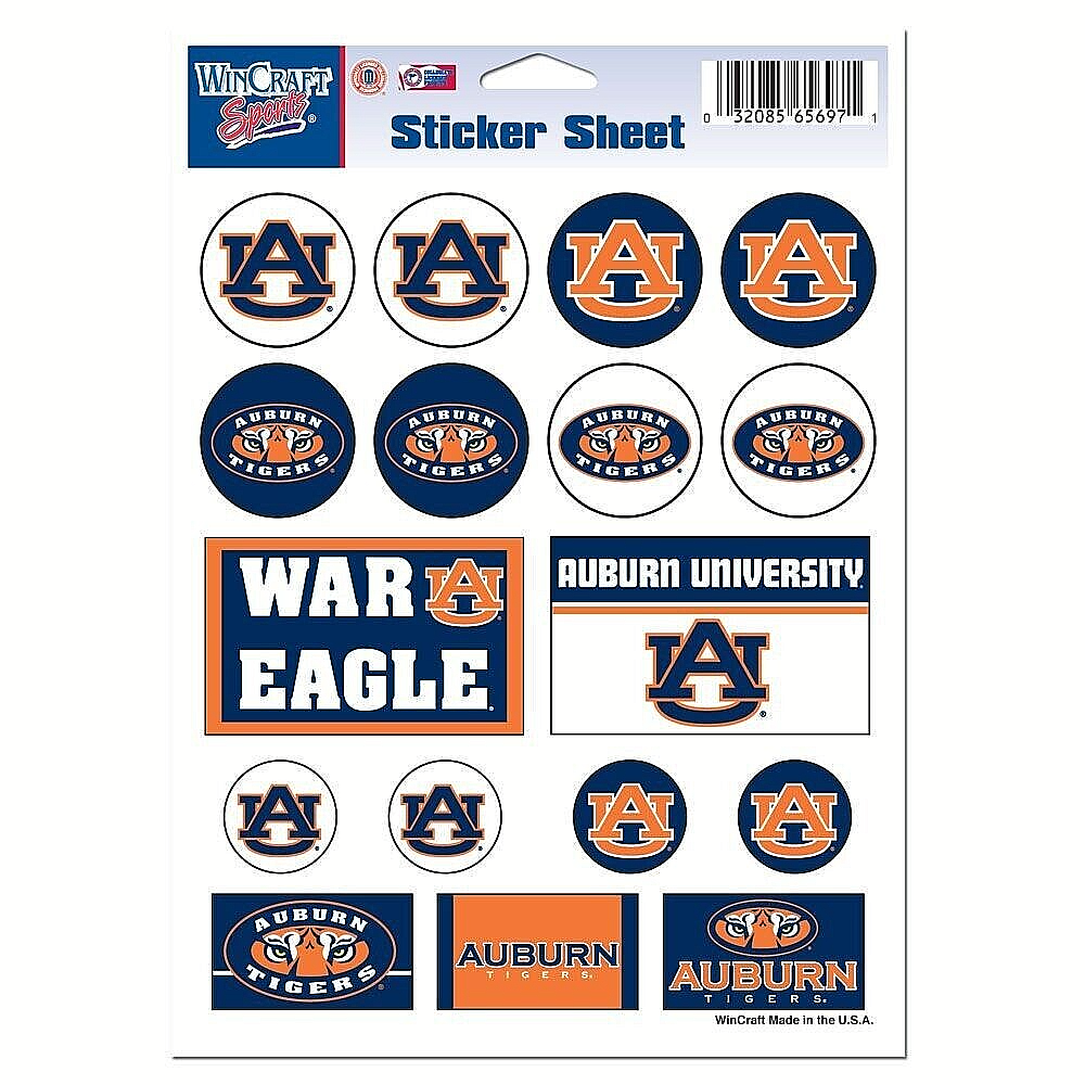 Auburn Tigers Vinyl Die-Cut Sticker Set / Decal Sheet *Free Shipping | eBay
