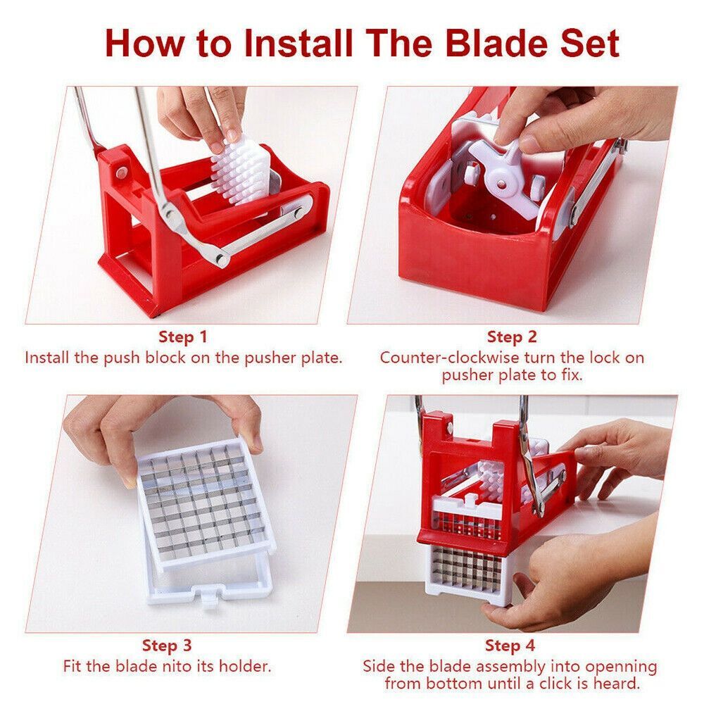 Maker Chip Fries Slicer Potato Chipper French Fries Tool French Fry ...