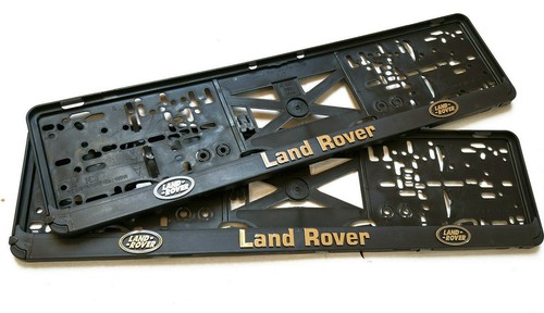 3D LAND ROVER European Euro License Number Plate Holder Mounting Frame ...